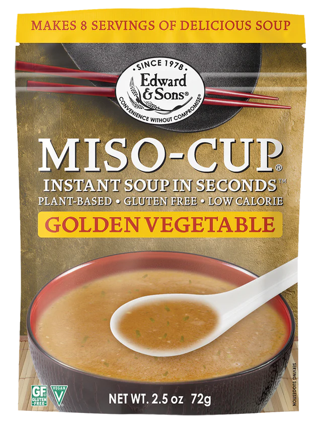 Edward & Son's Original Golden Vegetable Miso-Cup® 2.5oz – Herb Shop ...